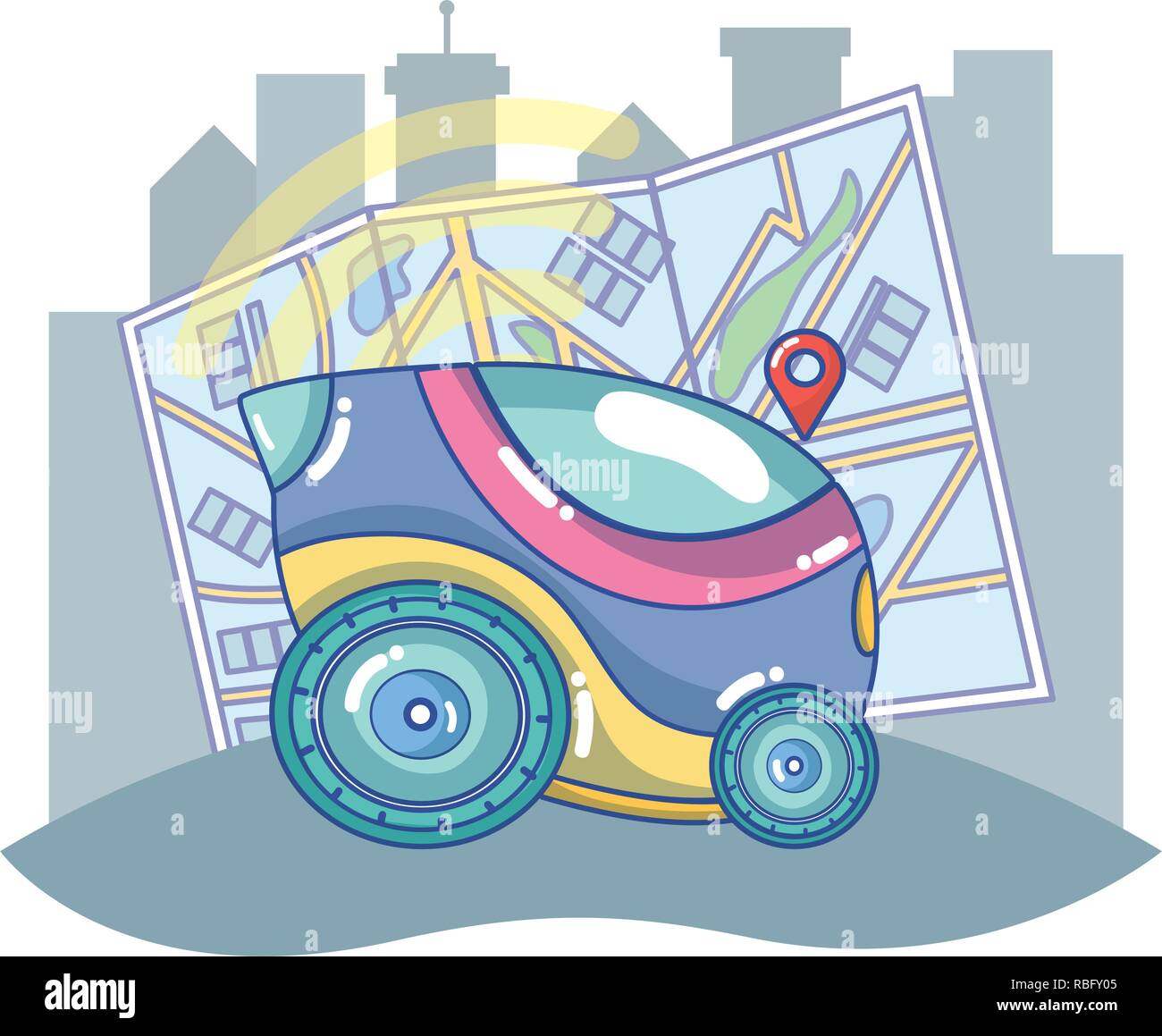 future concept cartoon Stock Vector Image & Art - Alamy