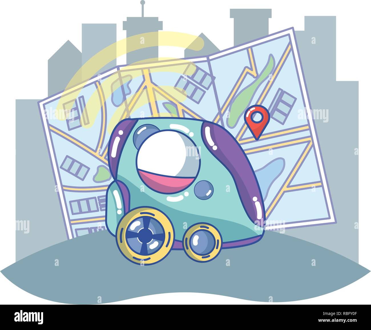 City of future map Cut Out Stock Images & Pictures - Alamy