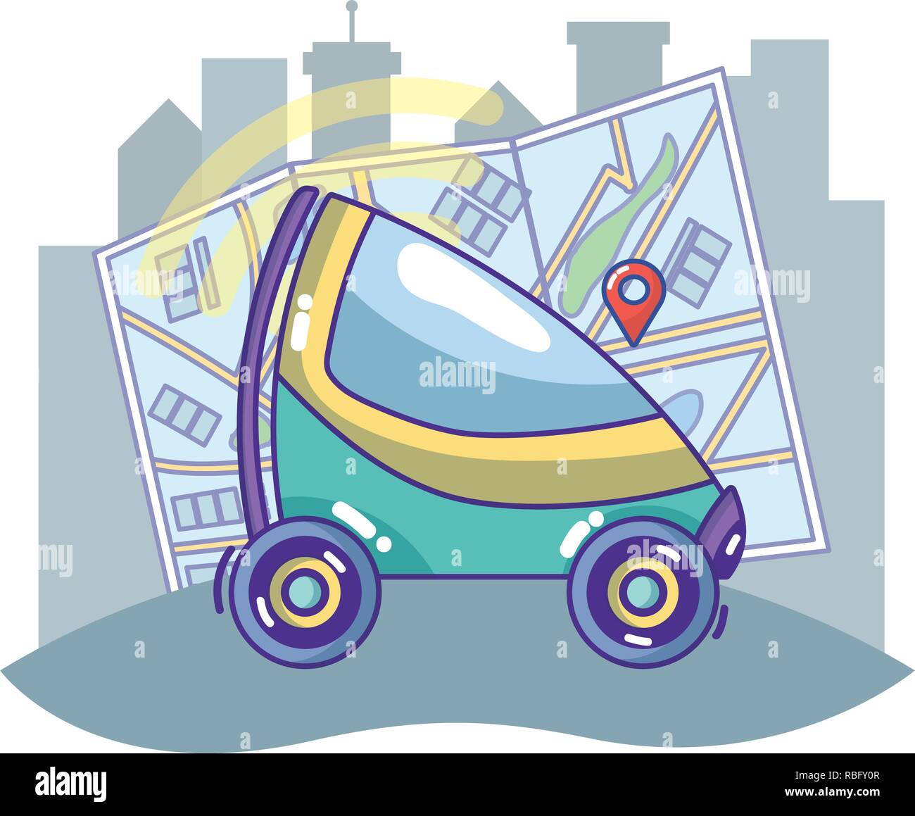 future concept cartoon Stock Vector Image & Art - Alamy