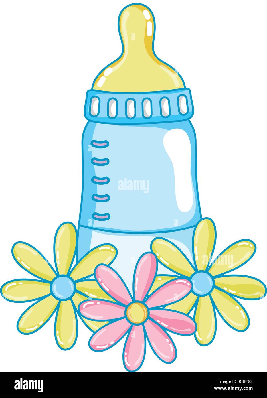 cute baby shower cartoon Stock Vector Image & Art - Alamy