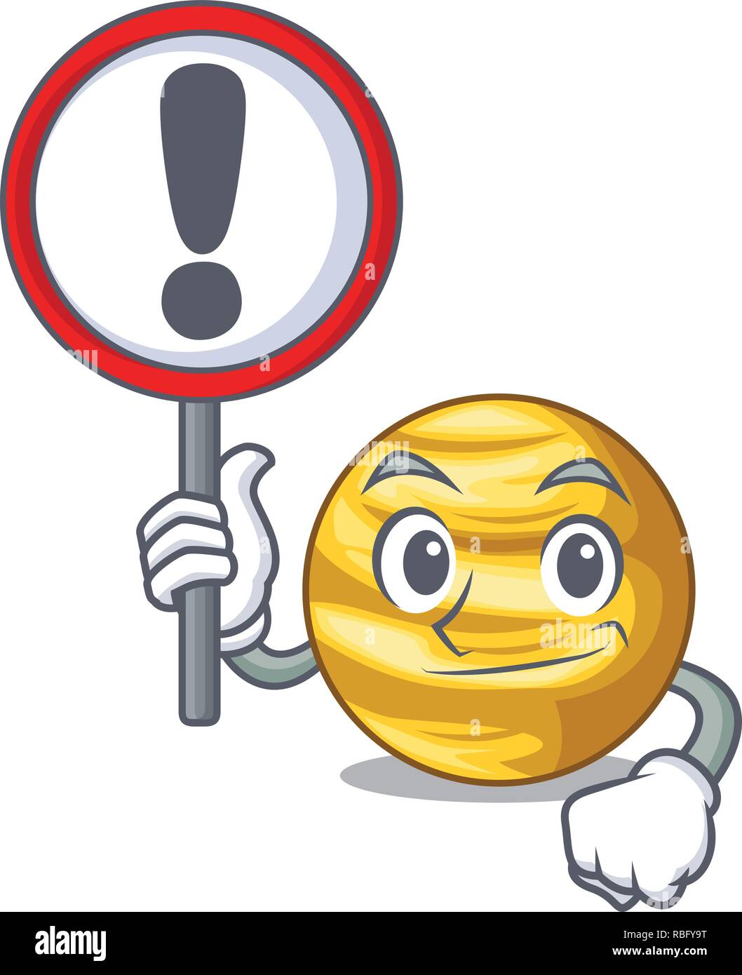 With sign planet venus in the shape character Stock Vector Image & Art ...