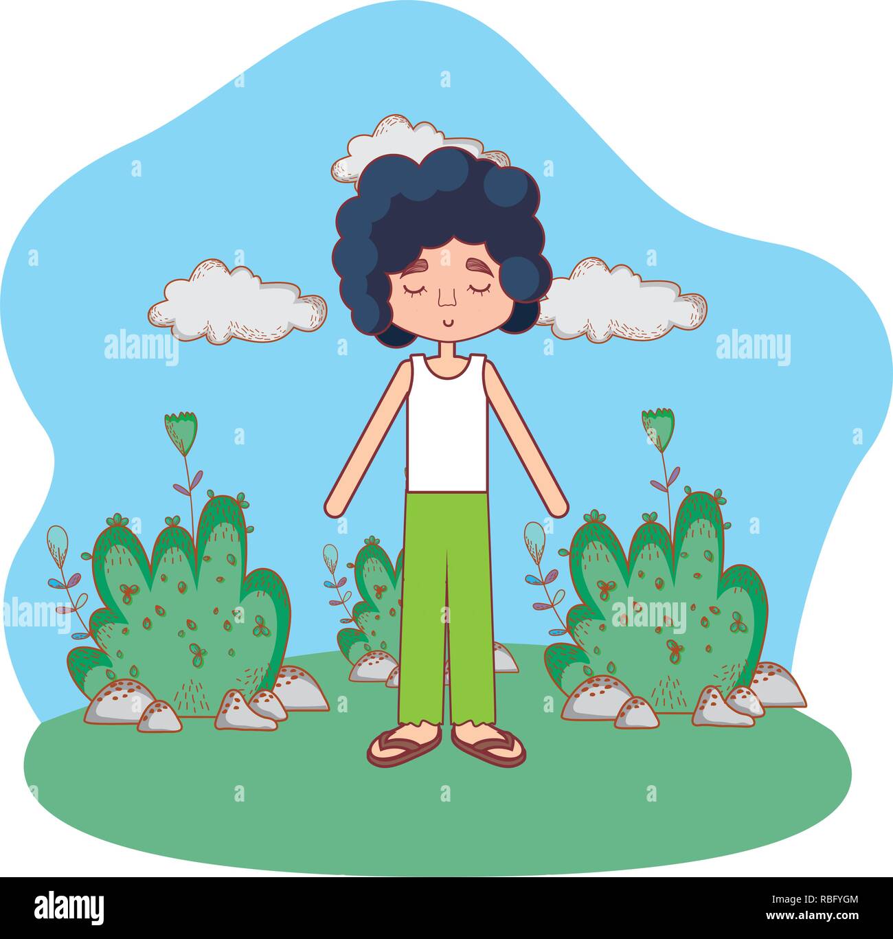 young man body cartoon Stock Vector Image & Art - Alamy