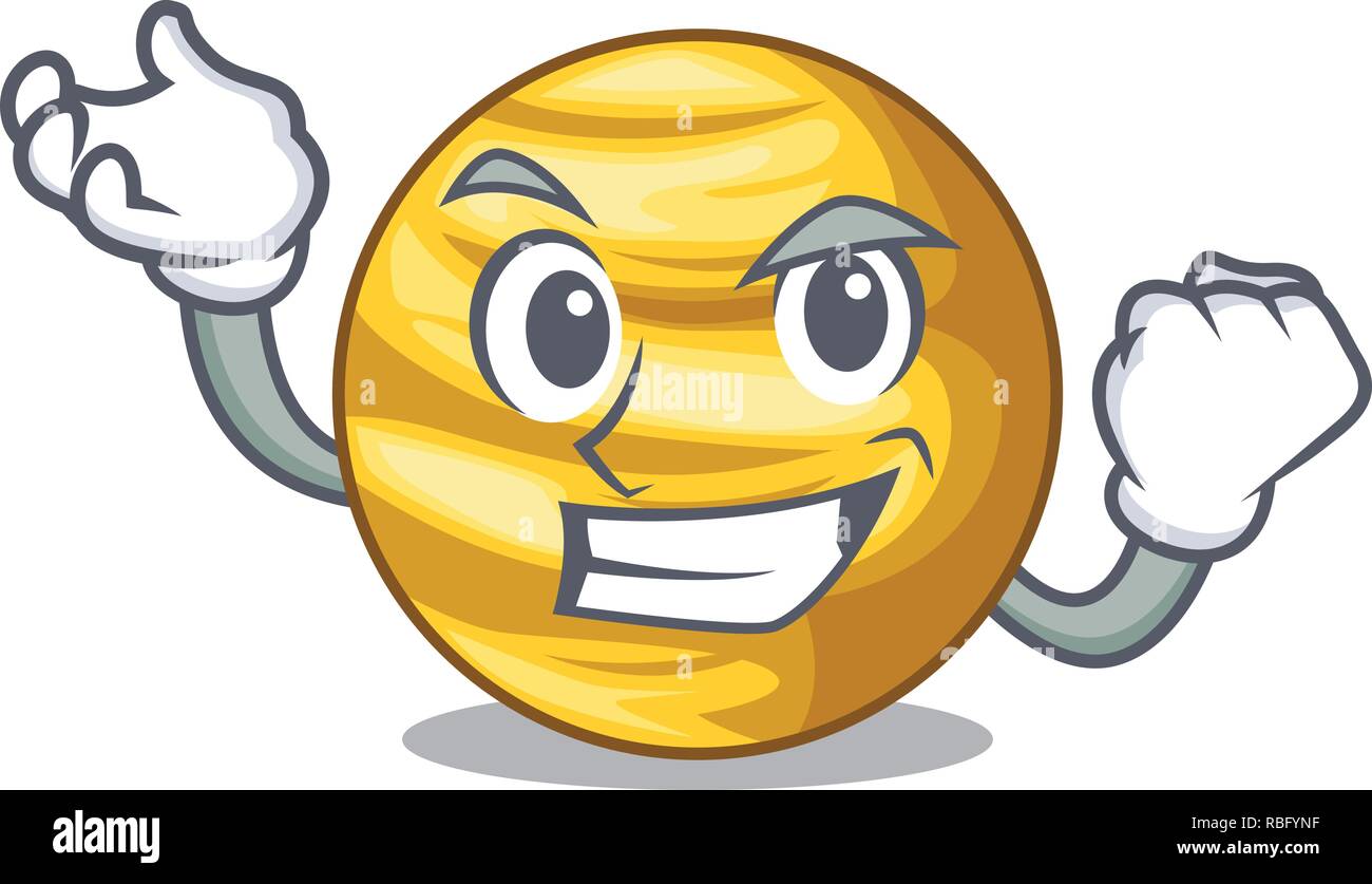 Funny Venus Planet Cartoon Illustration High Resolution Stock ...