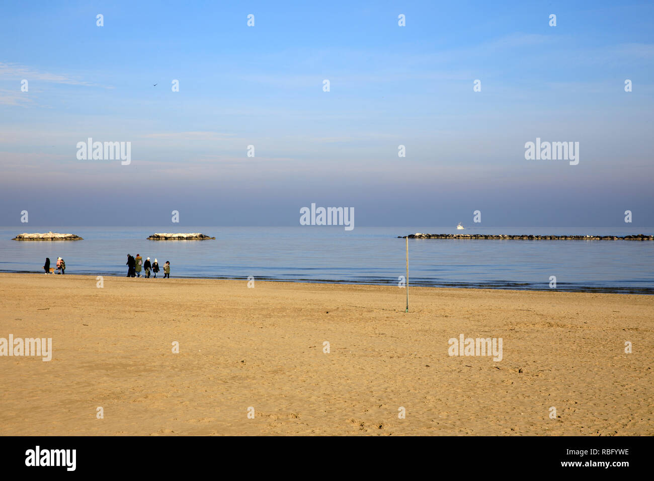 Italy emilia romagna cesenatico beach hi-res stock photography and ...