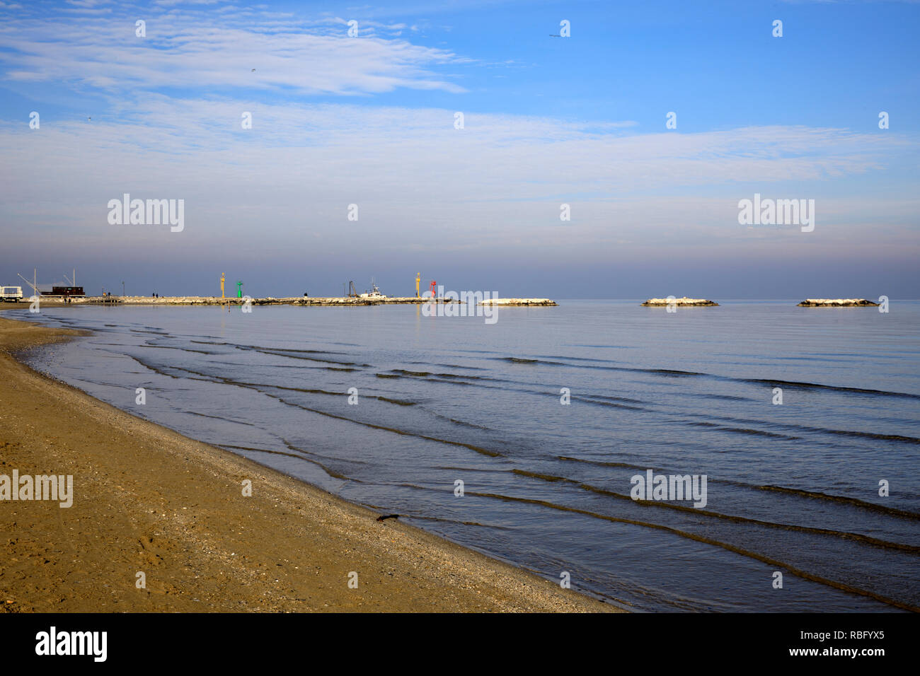 Cesenatico beach hi-res stock photography and images - Alamy
