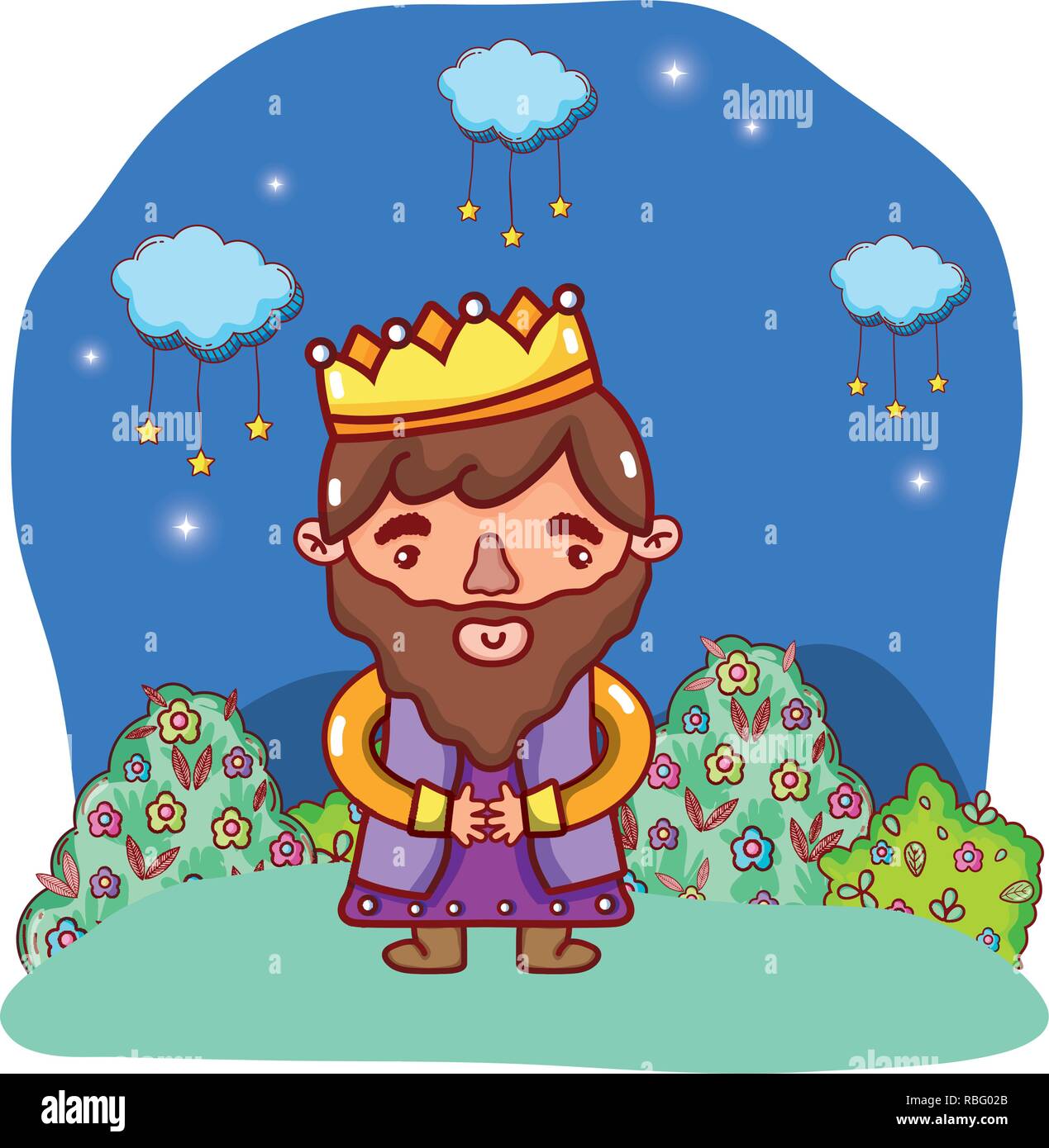christmas nativity scene cartoon Stock Vector Image & Art - Alamy