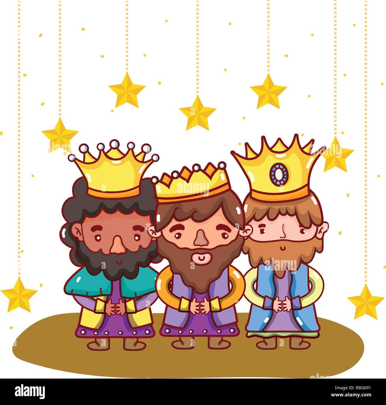 christmas nativity scene cartoon Stock Vector Image & Art - Alamy