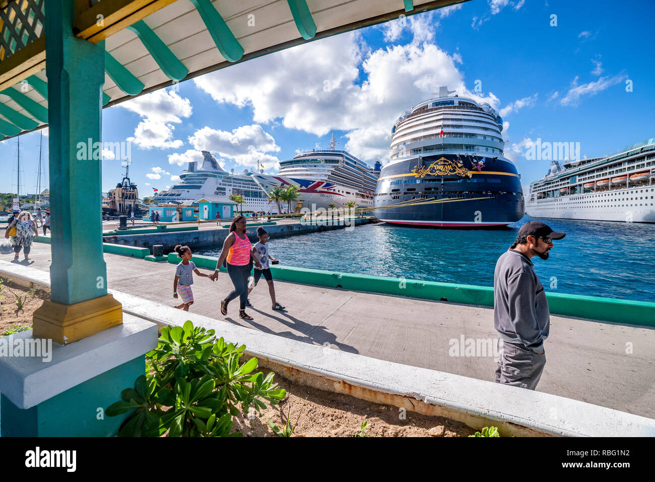 Prince George Wharf, Nassua Bahamas Stock Photo - Alamy