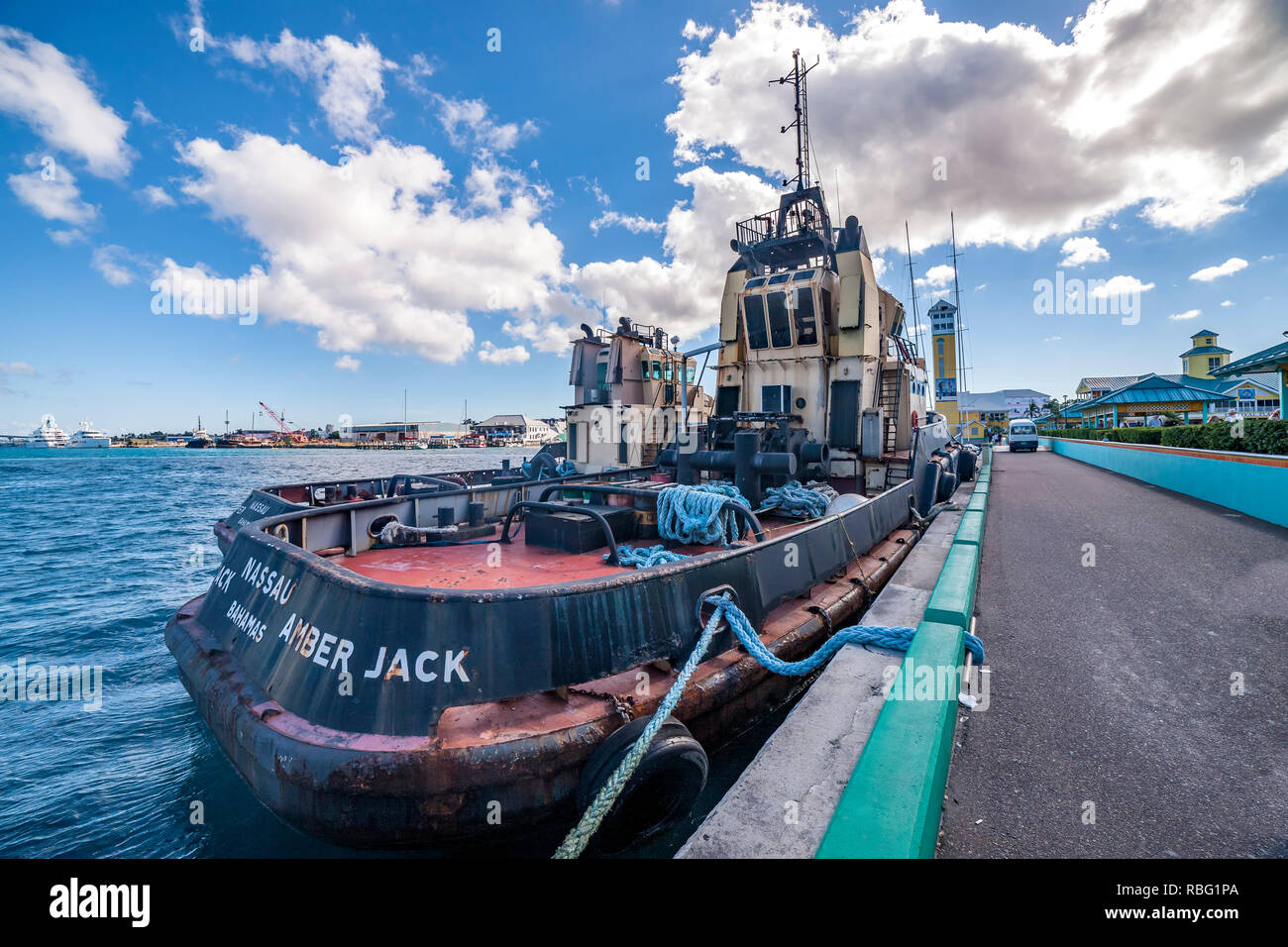 Prince George Wharf, Nassua Bahamas Stock Photo - Alamy