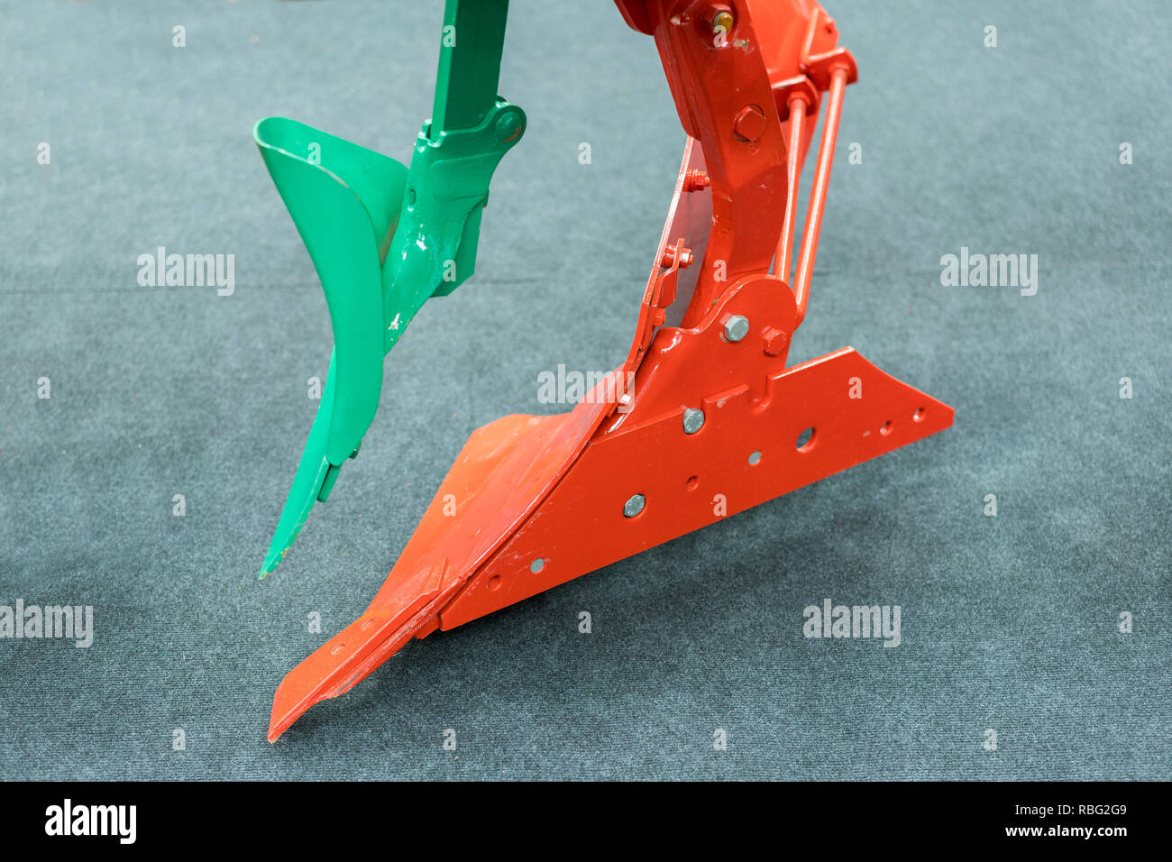 Agricultural plow. Plow for deep plowing. Subsoiler or flat lifter ...