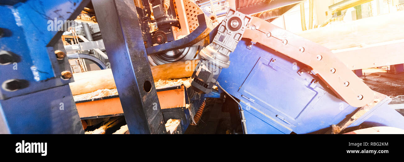 Fiberglass production industry equipment at manufacture background ...