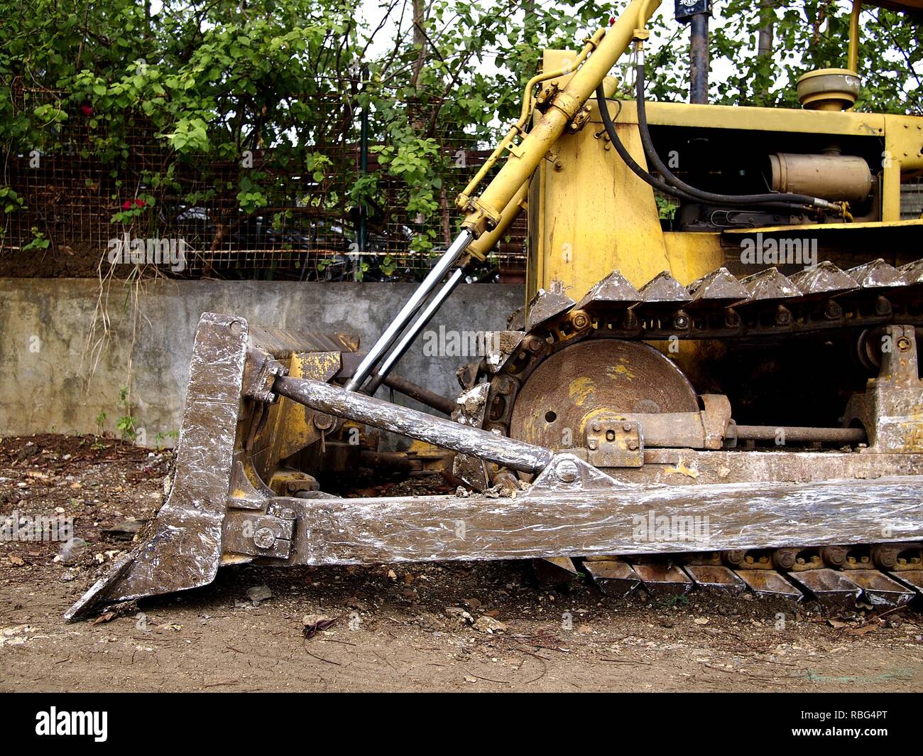 Dozer pad hi-res stock photography and images - Alamy