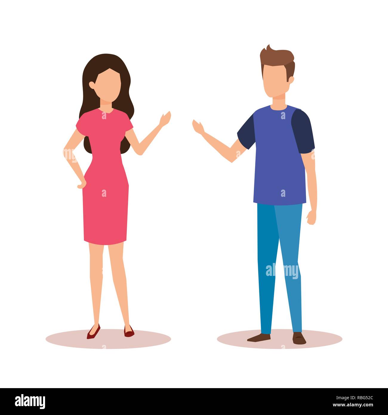 couple avatar characters icons Stock Vector Image & Art - Alamy