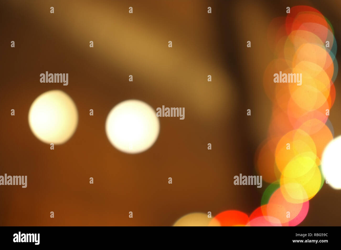 Orange sweet bokeh out of focus background Stock Photo - Alamy