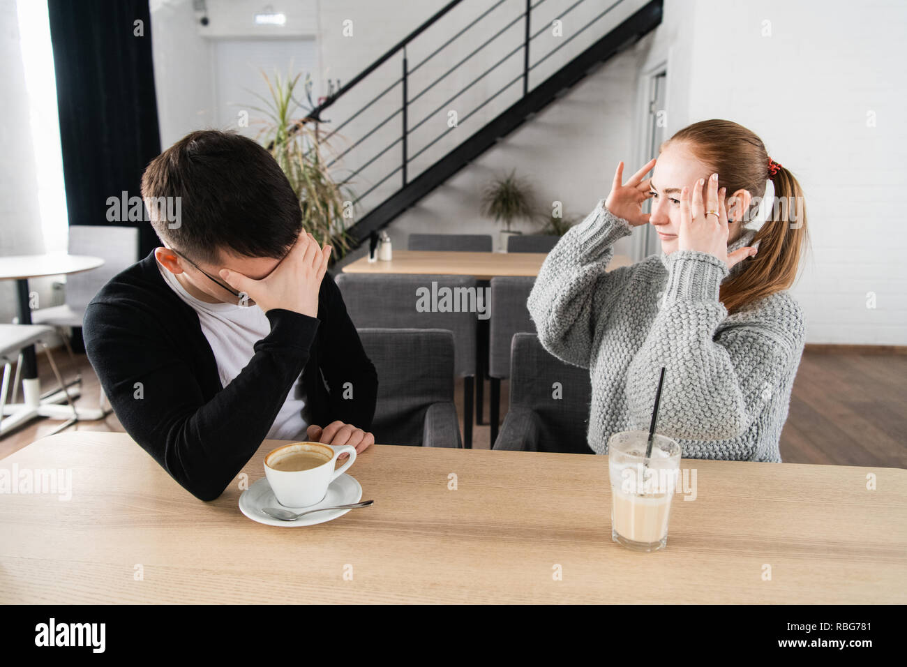 Two Women Fight Over Man High Resolution Stock Photography and Images ...