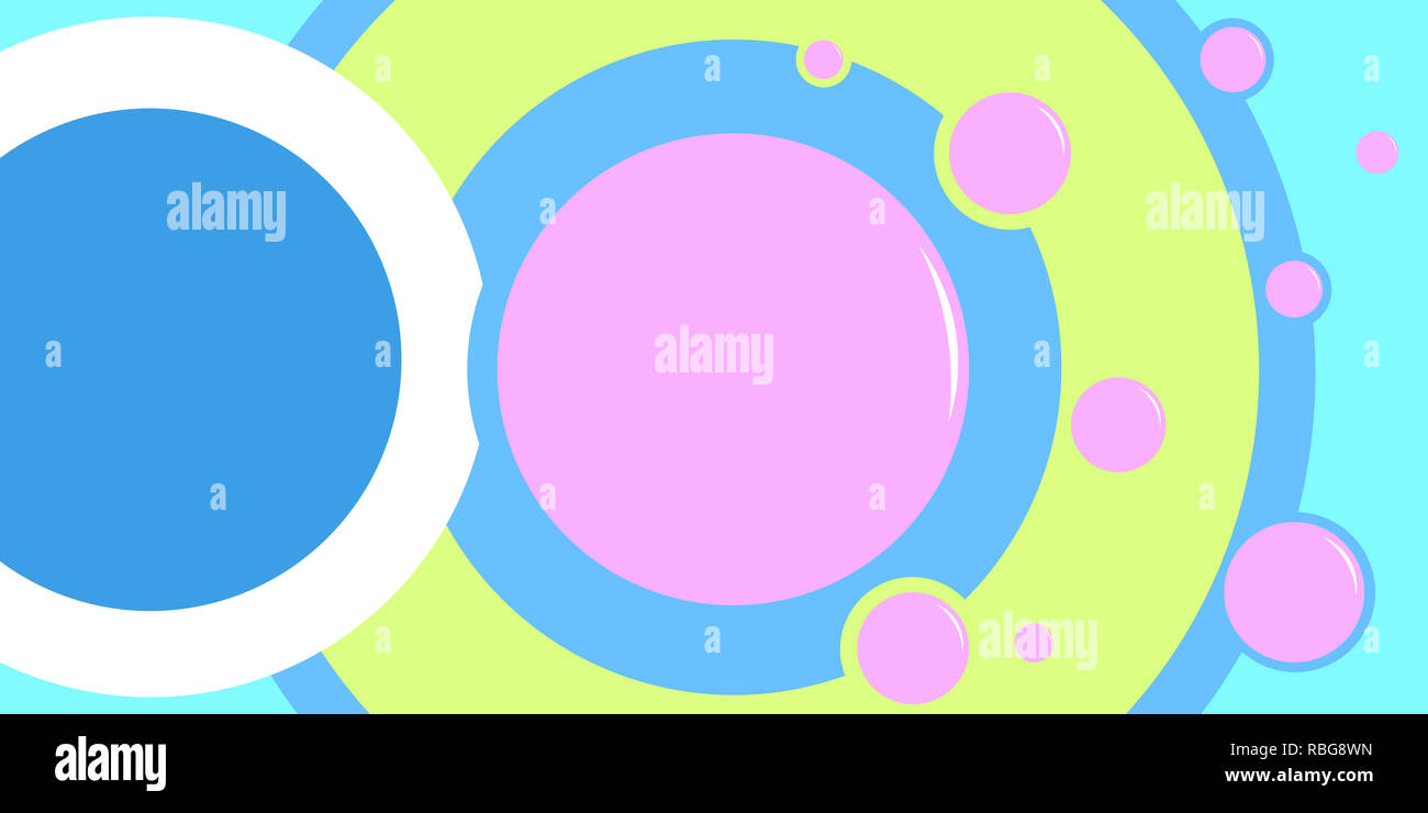 Round colorful circles Stock Photo - Alamy