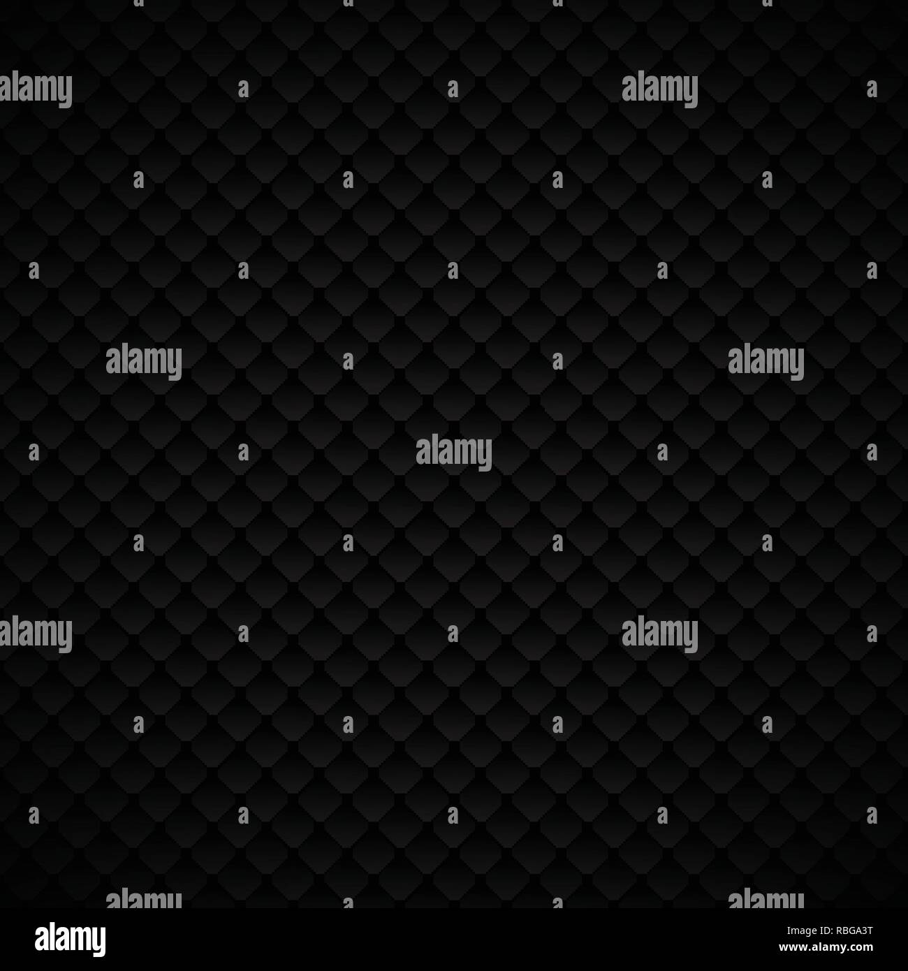 Abstract luxury black geometric squares pattern design on dark ...