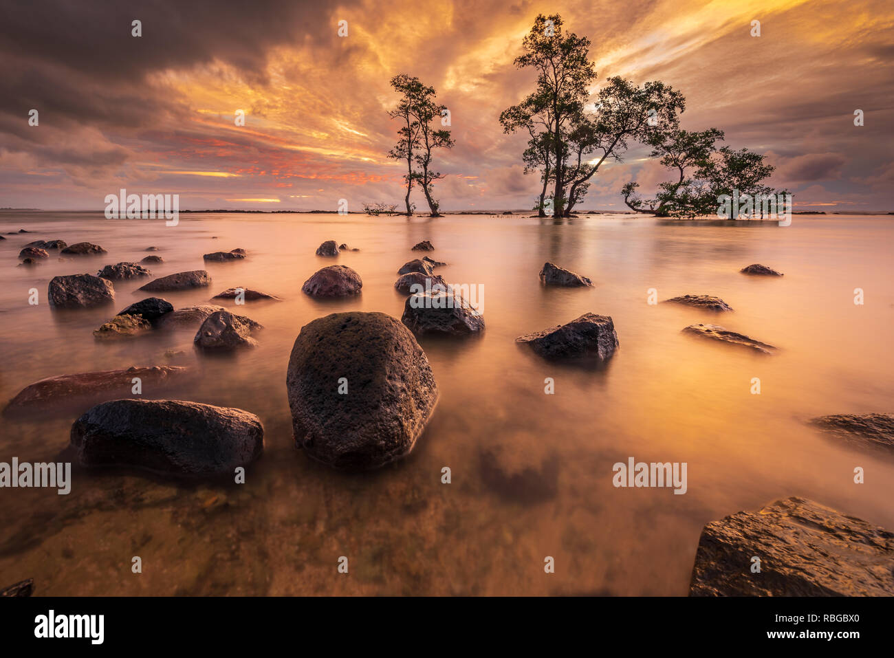 Mystical sunset hi-res stock photography and images - Alamy