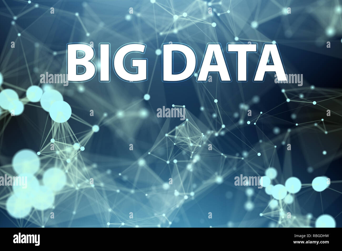 Big data and data mining concept illustration - 3d rendering Stock ...