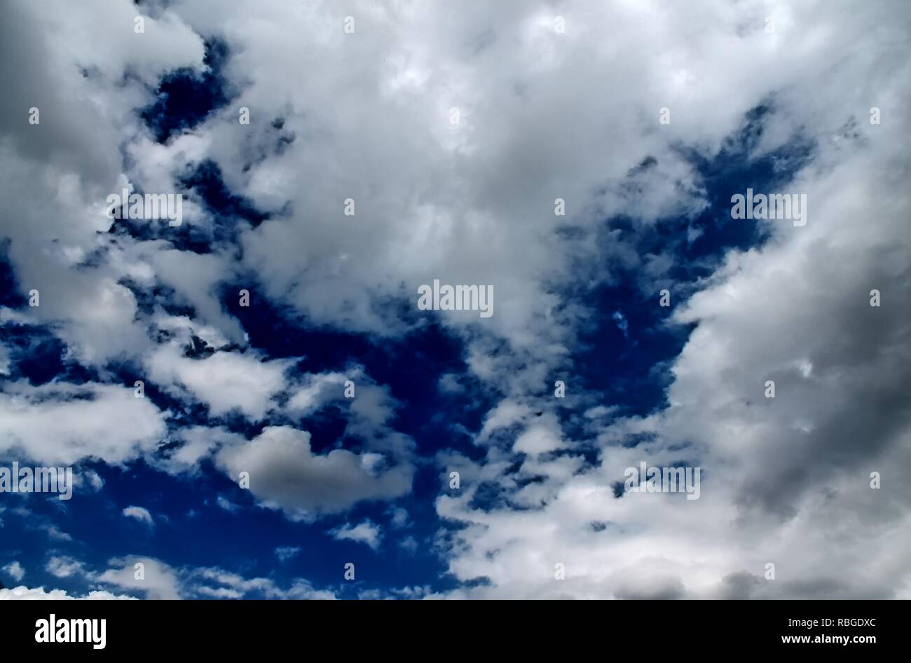 Beautiful cloud formations in the sky Stock Photo - Alamy