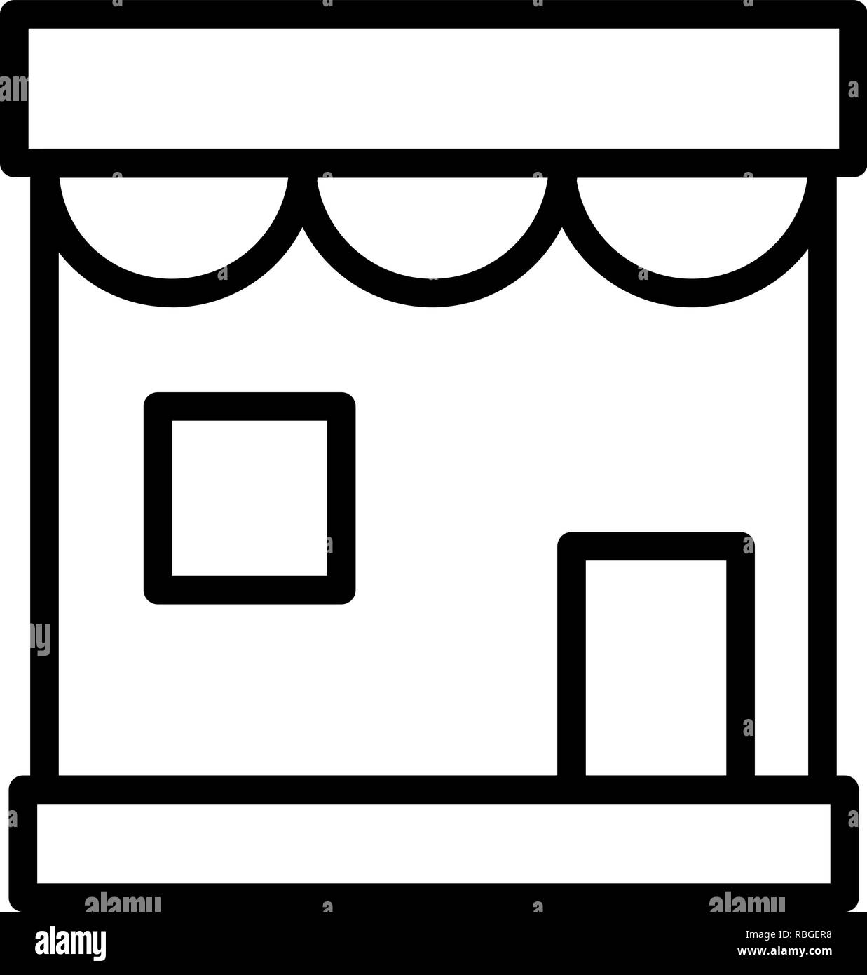 Vector Shop Icon Stock Vector Image & Art - Alamy