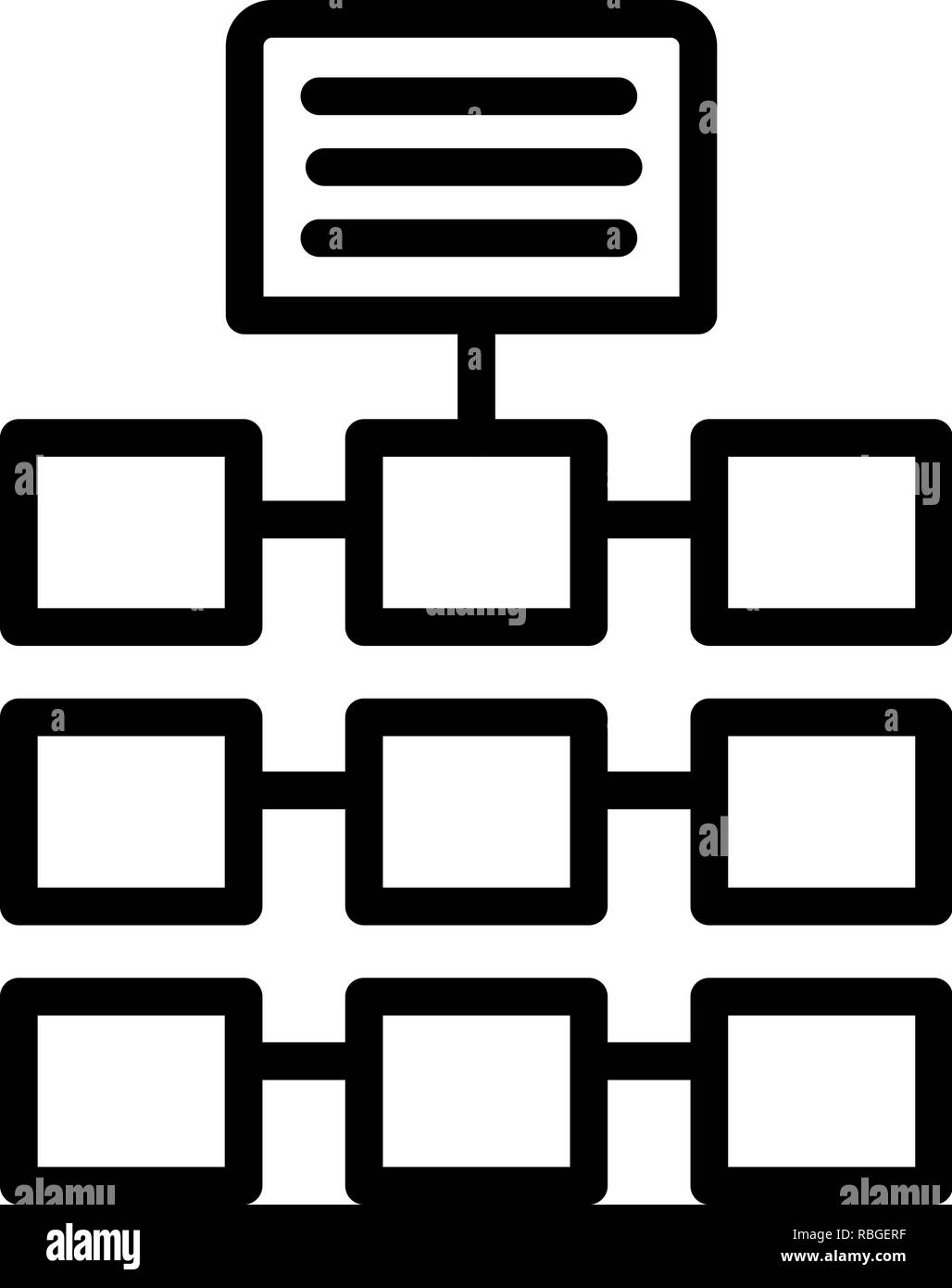 Vector Network Icon Stock Vector Image & Art - Alamy