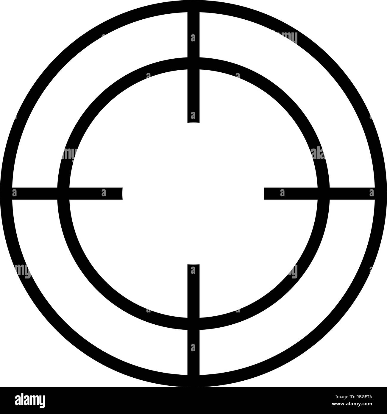 Vector Target Icon Stock Vector Image & Art - Alamy