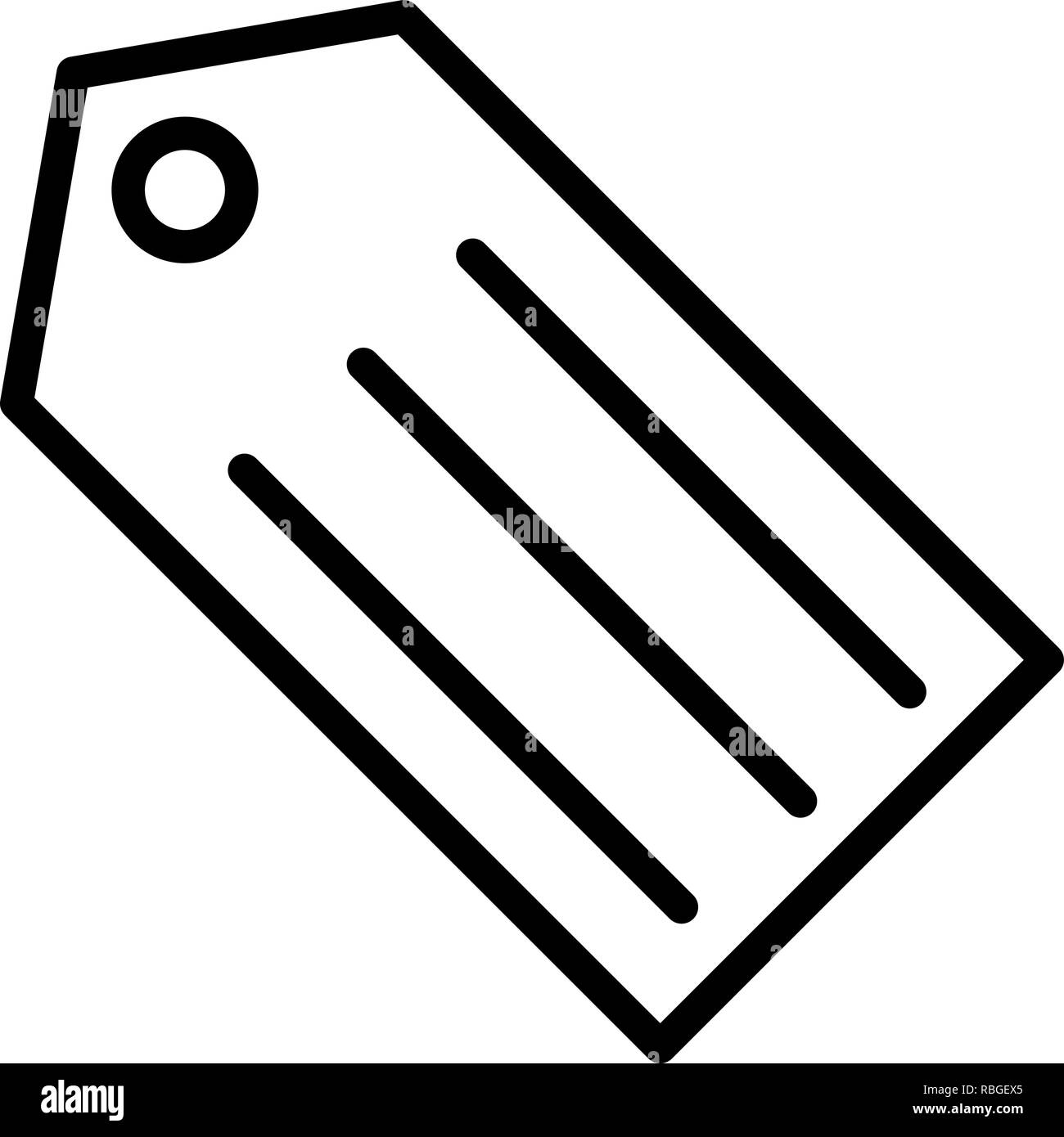 Vector Tag Icon Stock Vector Image & Art - Alamy