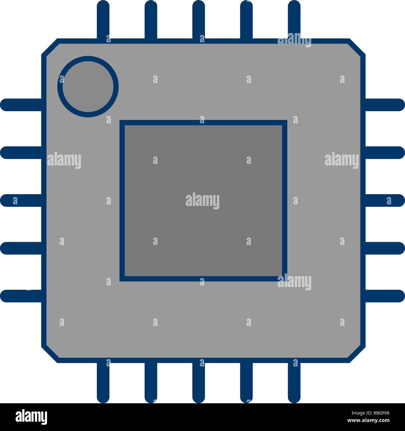 Vector Processor Icon Stock Vector Image & Art - Alamy