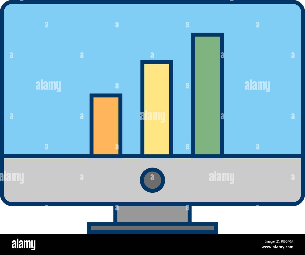 Vector Stats Icon Stock Vector Image & Art - Alamy