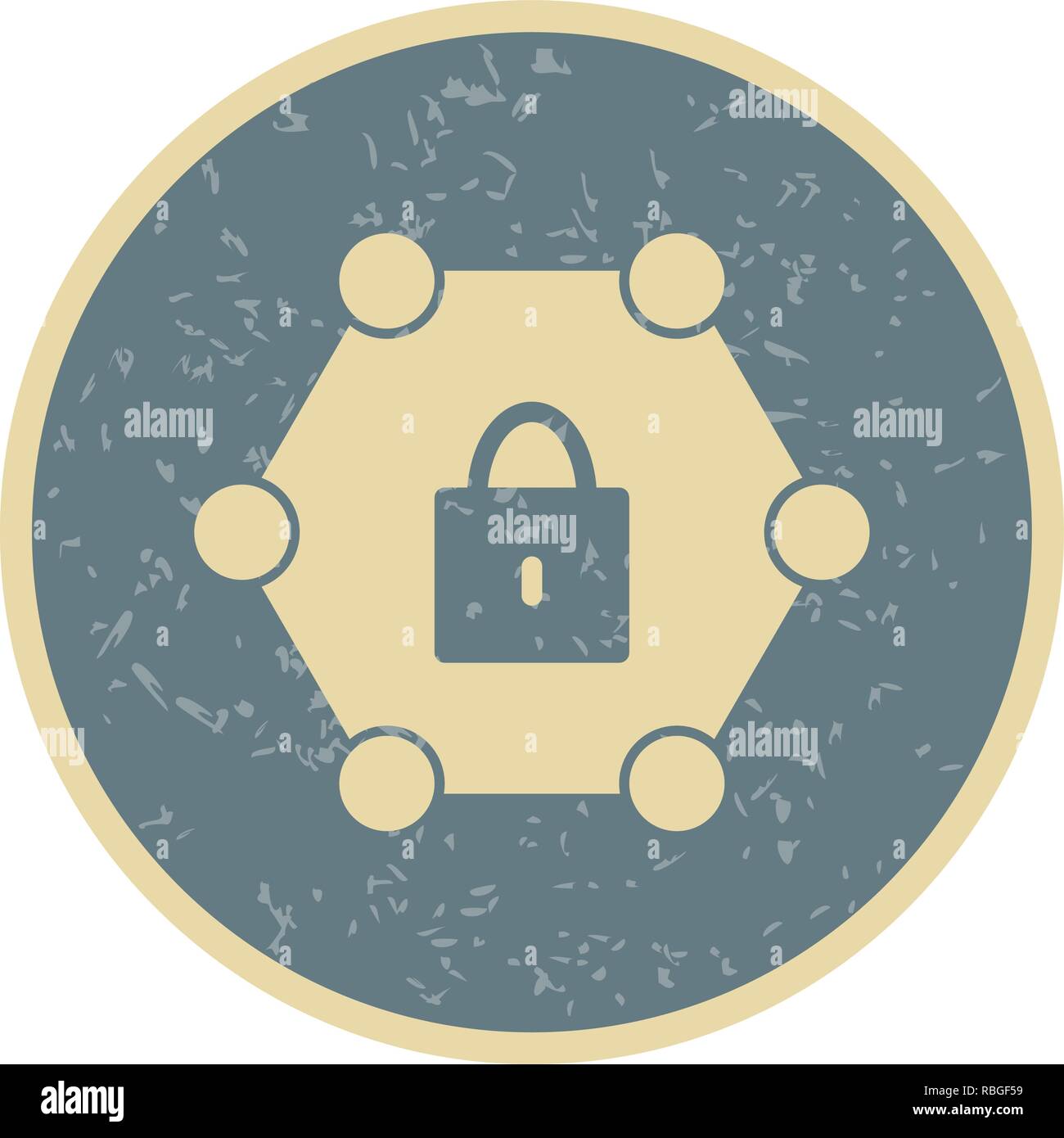 Vector Protected Network Icon Stock Vector Image & Art - Alamy