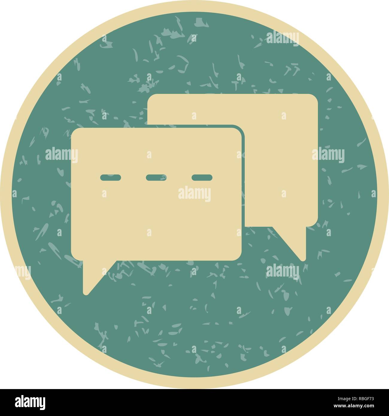 Vector Conversation Icon Stock Vector Image & Art - Alamy