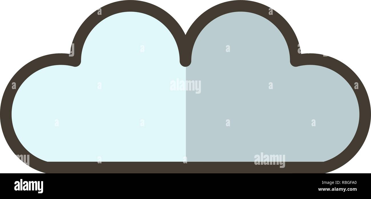 Vector Cloud Icon Stock Vector Image & Art - Alamy