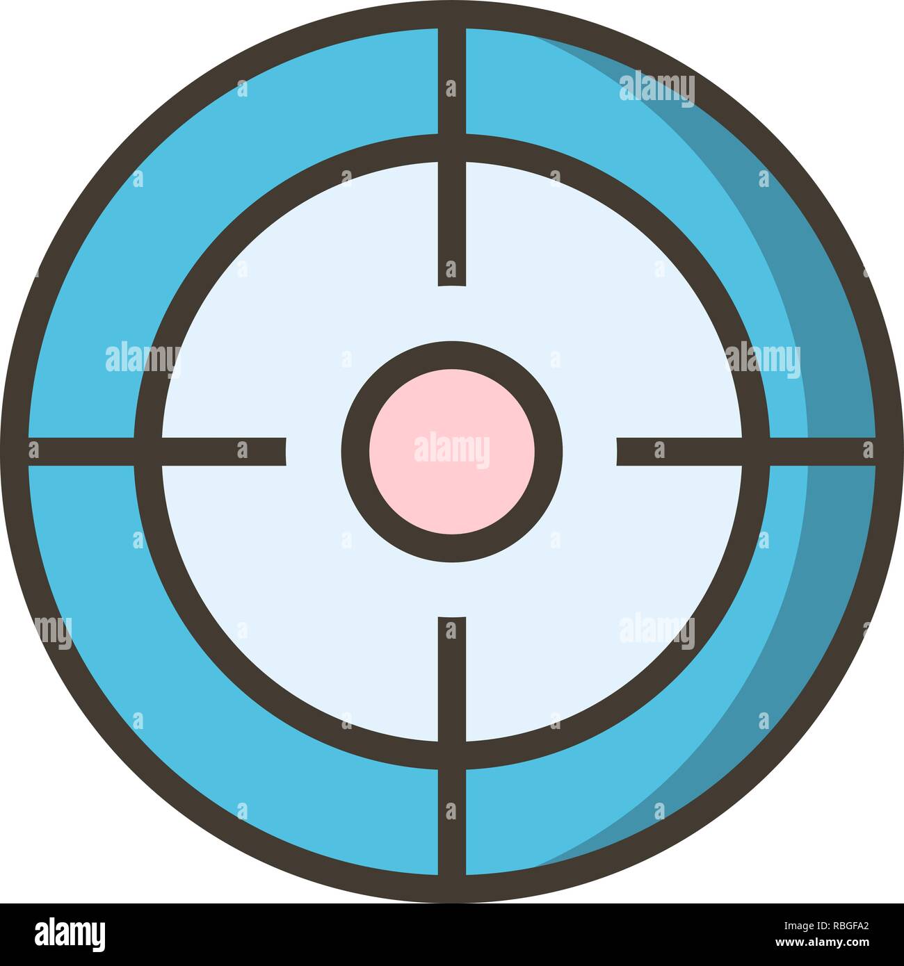 Management target illustration vector Stock Vector Images - Alamy