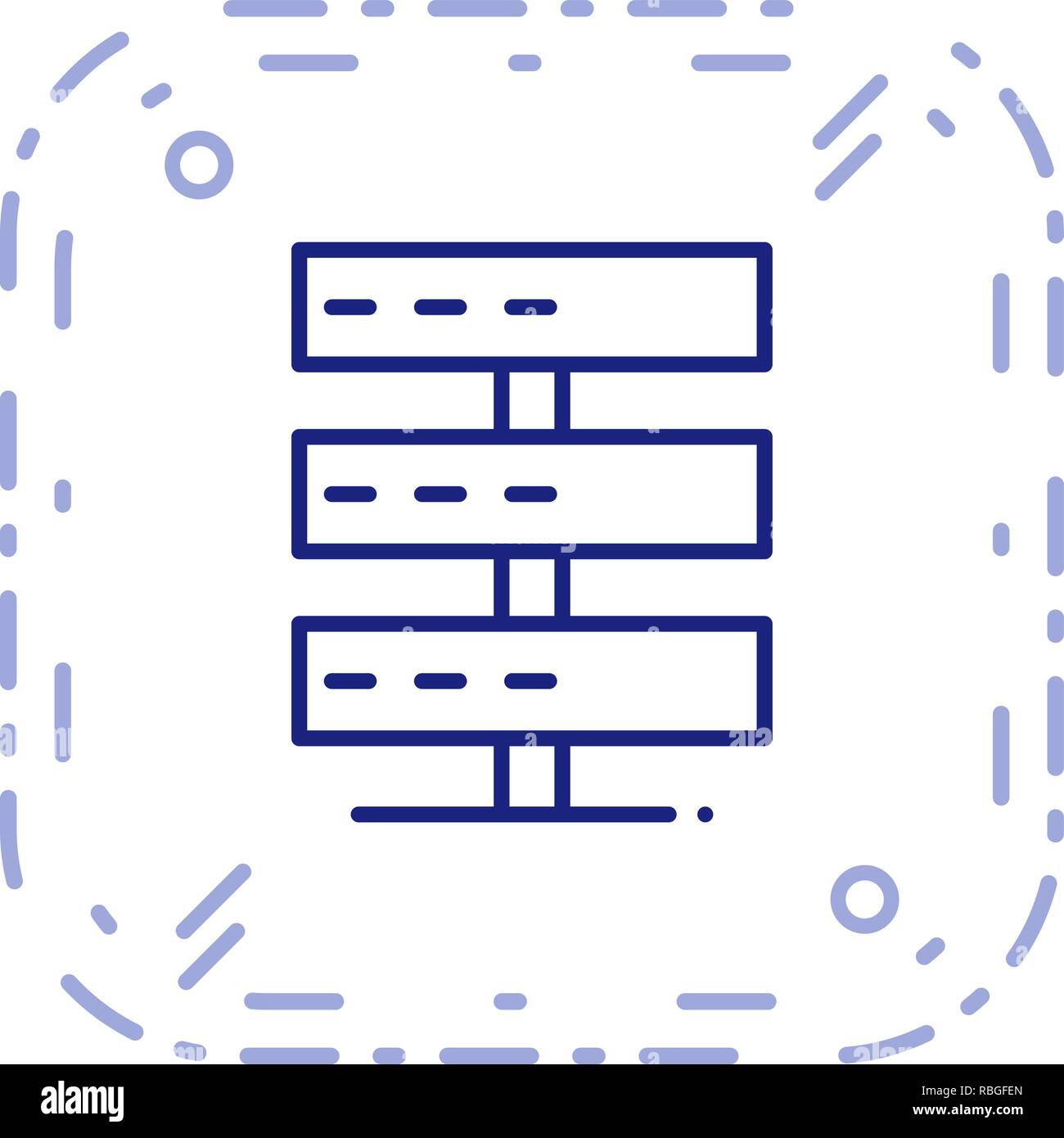 Vector Servers Icon Stock Vector Image & Art - Alamy
