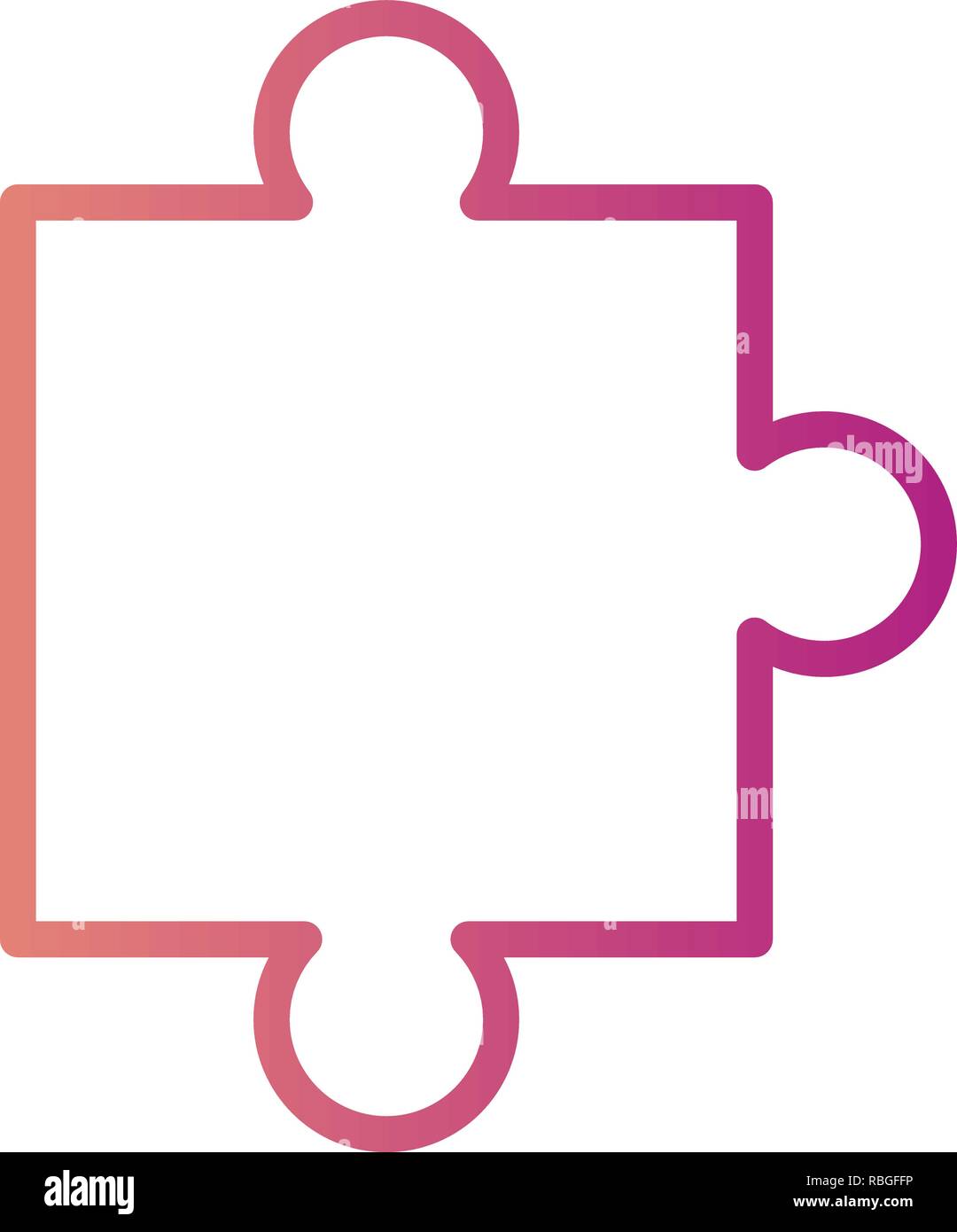 Vector Puzzle Piece Icon Stock Vector Image & Art - Alamy