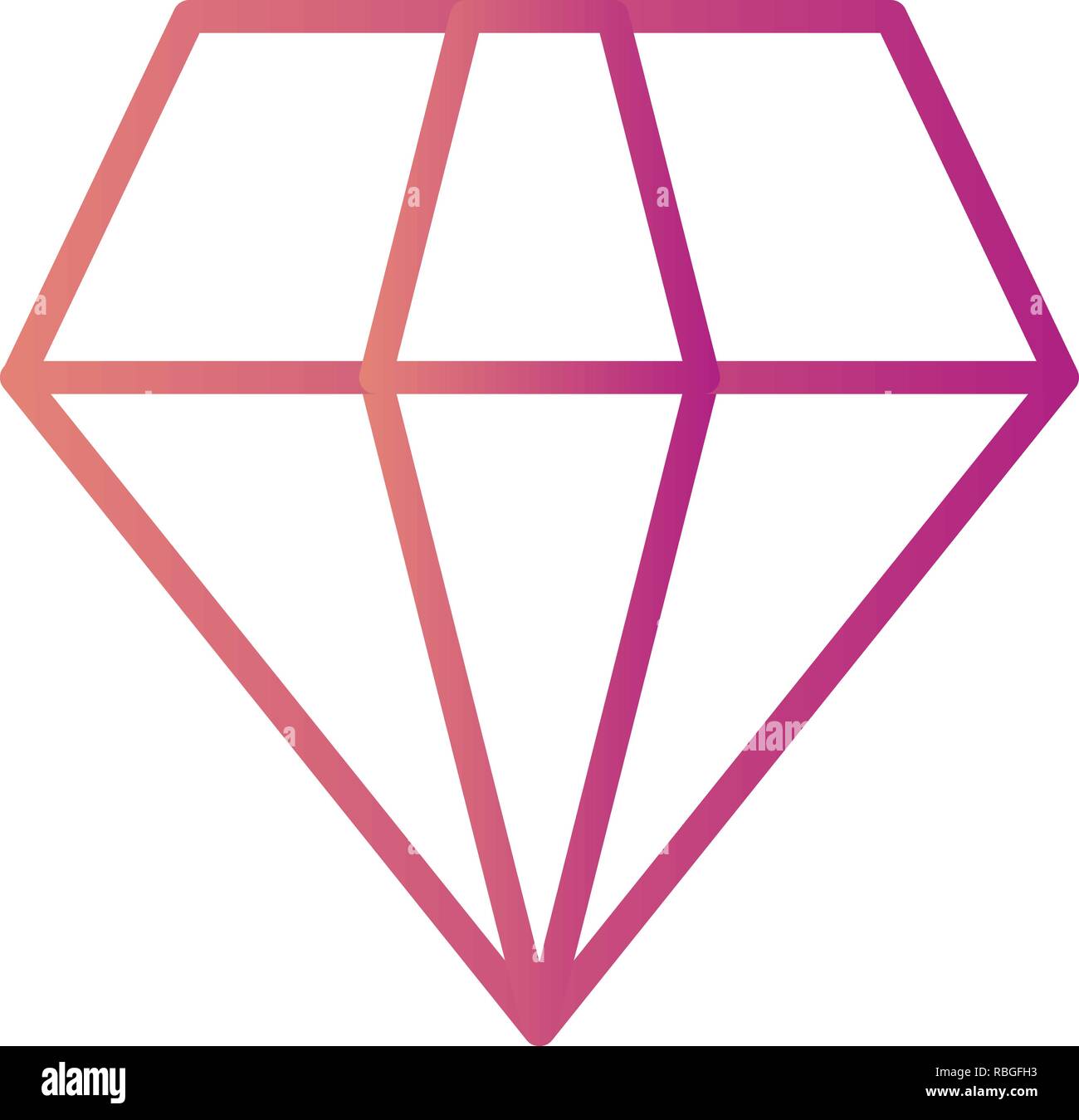 Vector Diamond Icon Stock Vector Image & Art - Alamy