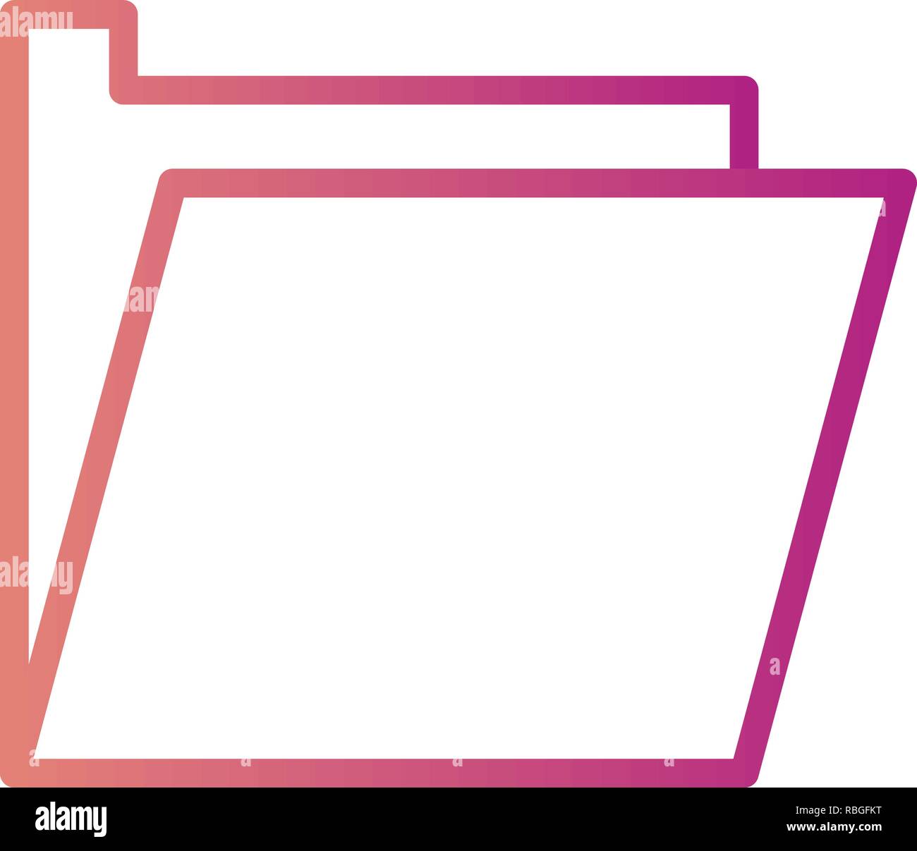 Vector Folder Icon Stock Vector Image & Art - Alamy