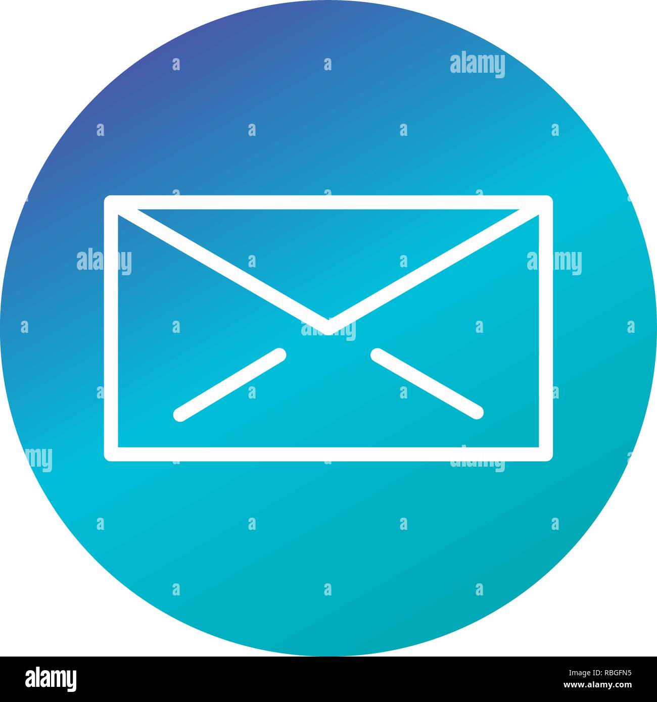 Vector Email Icon Stock Vector Image & Art - Alamy