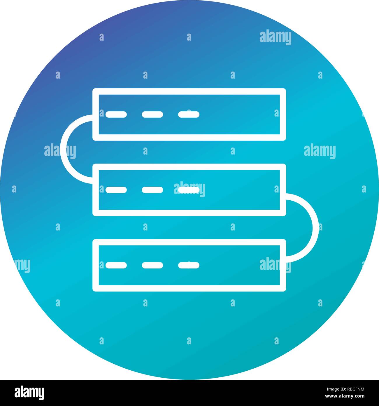 Vector Servers Icon Stock Vector Image & Art - Alamy