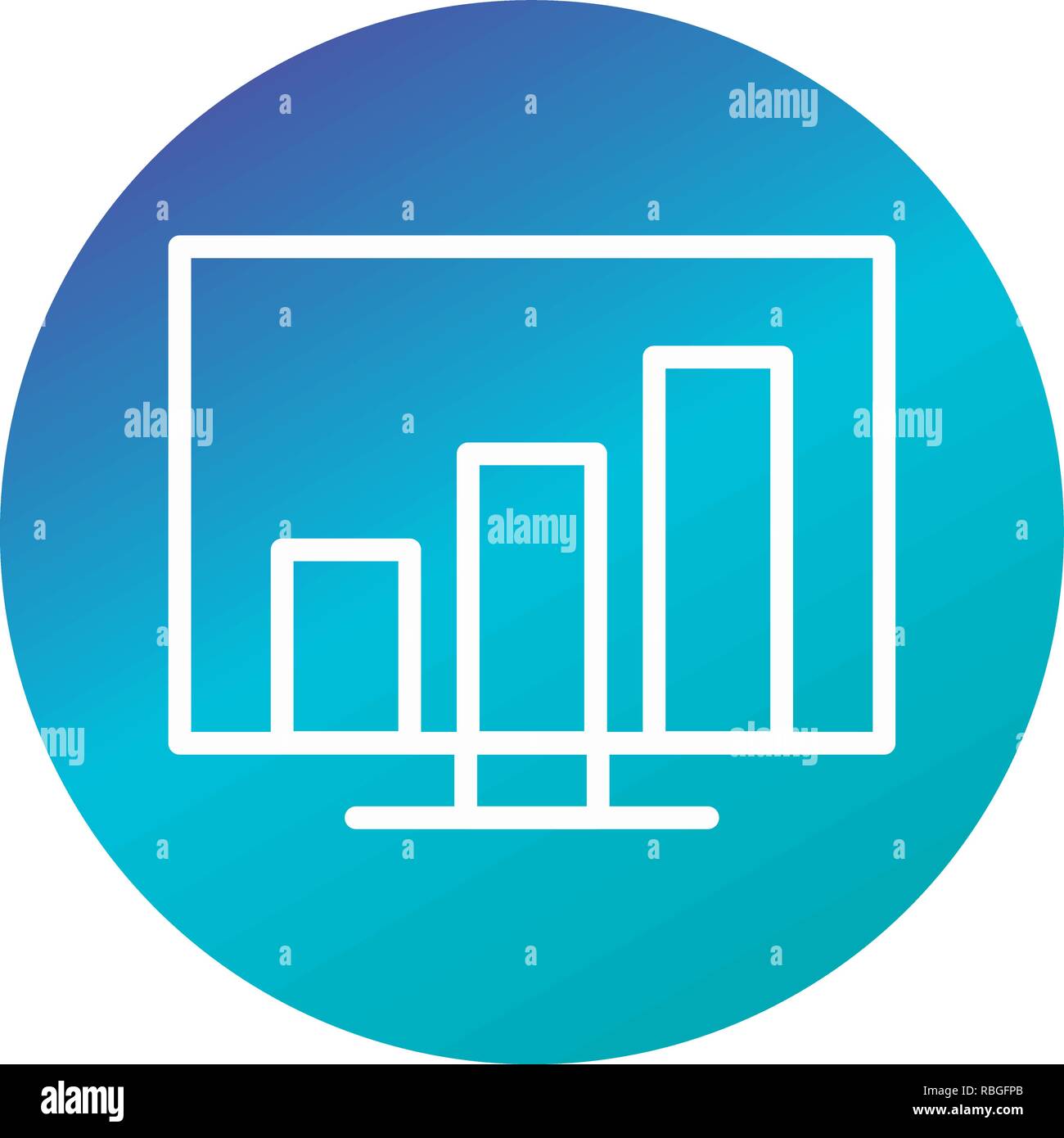 Vector Stats Icon Stock Vector Image & Art - Alamy