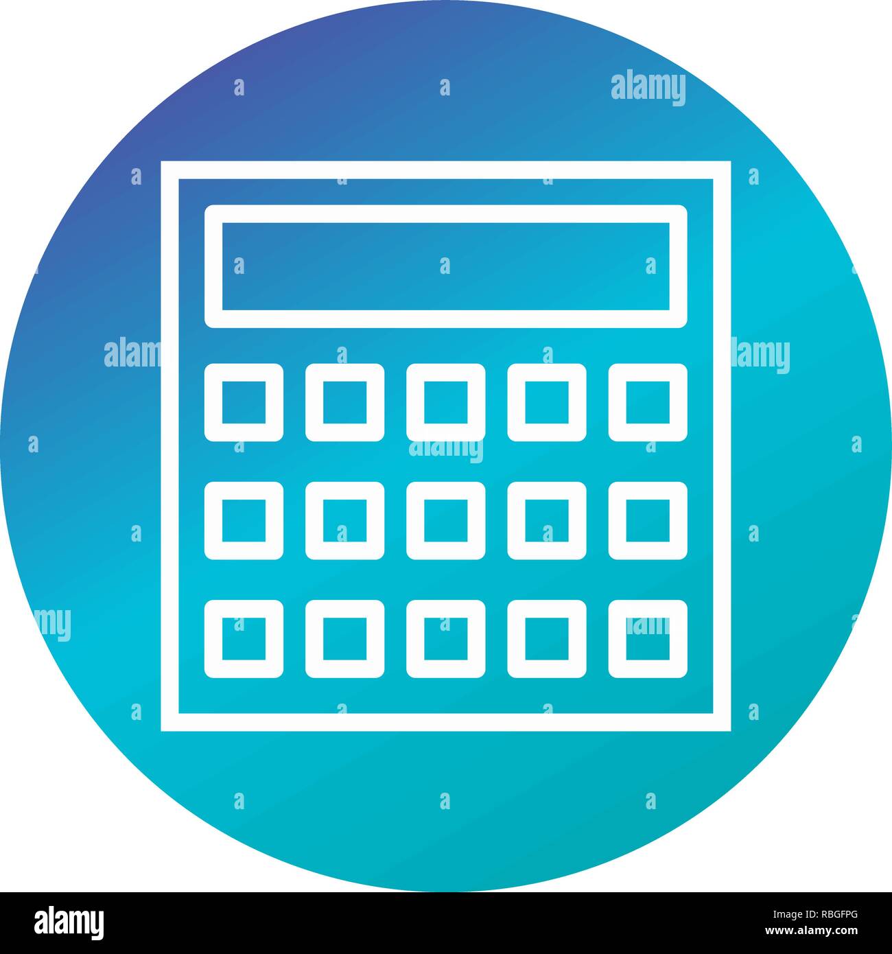 Vector Calculation Icon Stock Vector Image & Art - Alamy