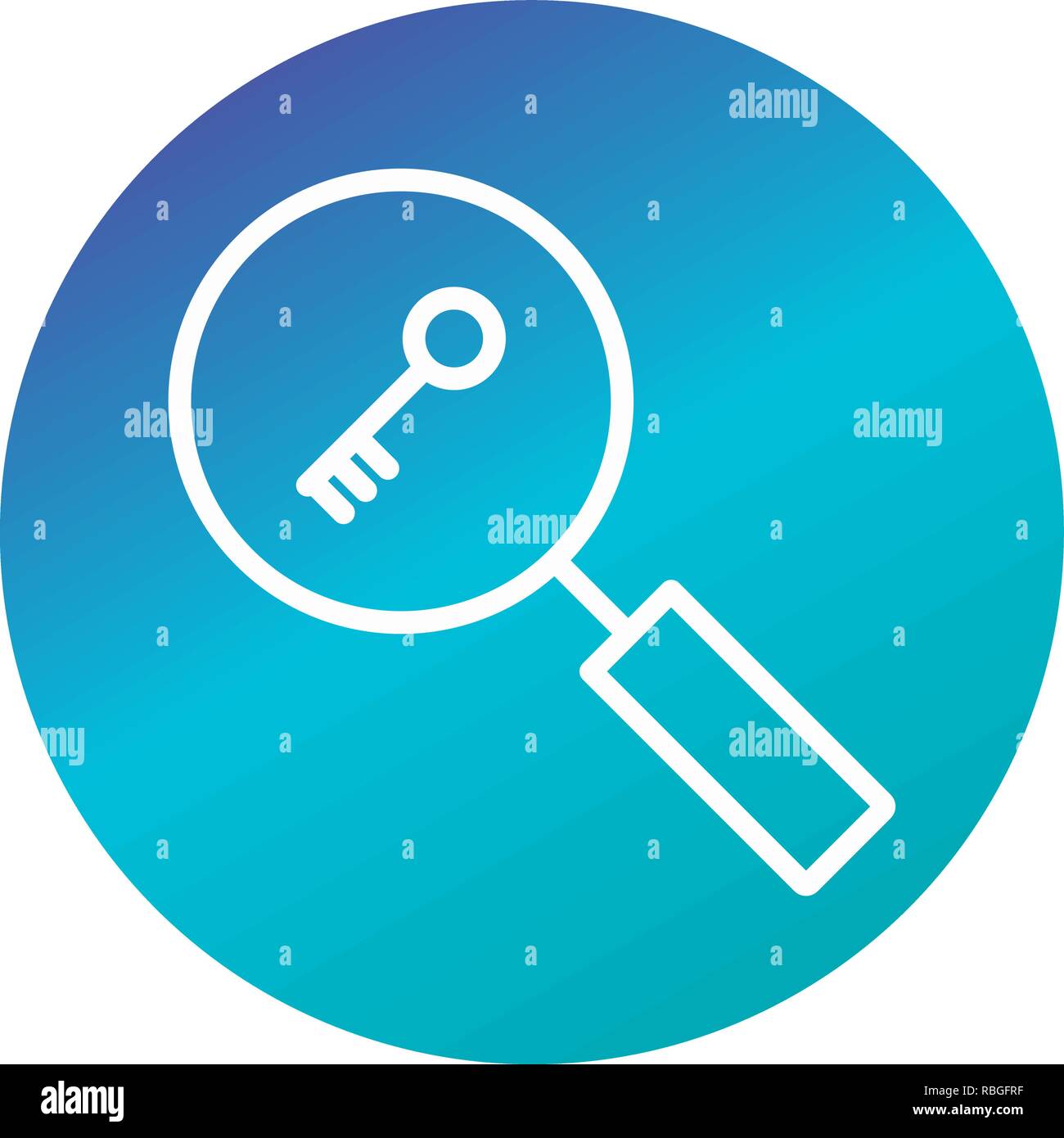 Vector Keyword Search Icon Stock Vector Image & Art - Alamy
