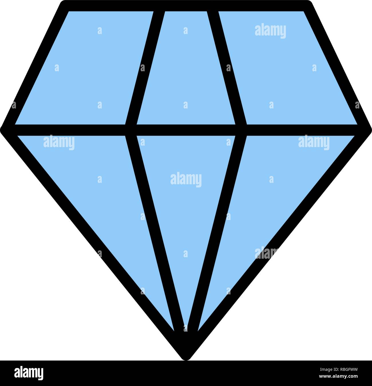 Vector Diamond Icon Stock Vector Image & Art - Alamy