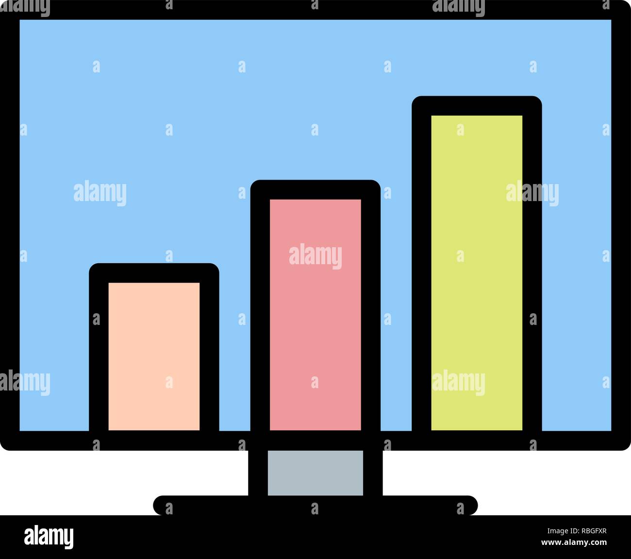 Vector Stats Icon Stock Vector Image & Art - Alamy