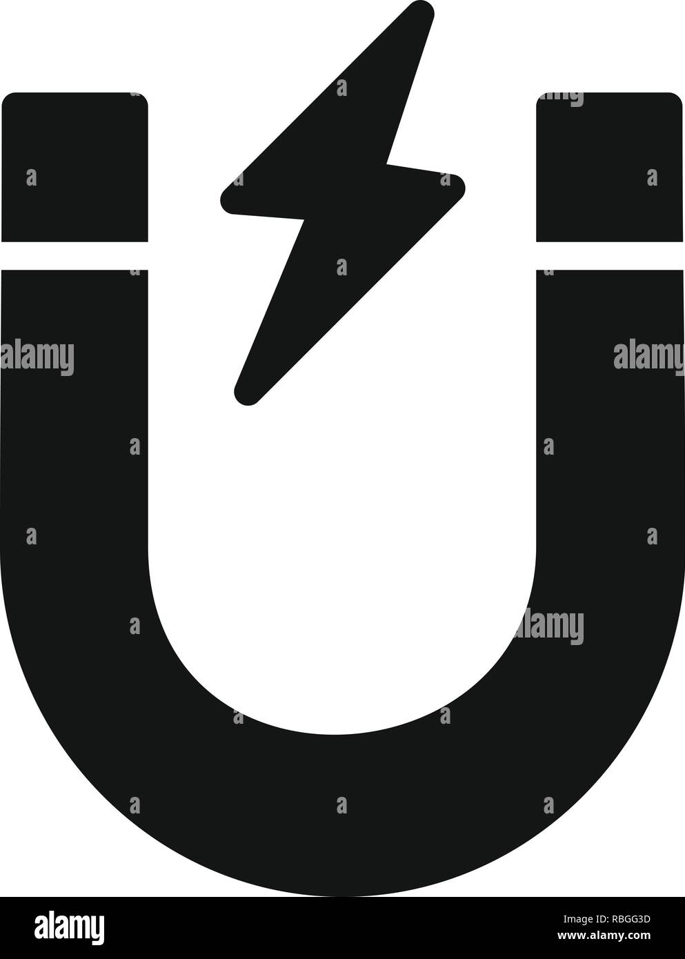 Vector Magnet Icon Stock Vector Image & Art - Alamy