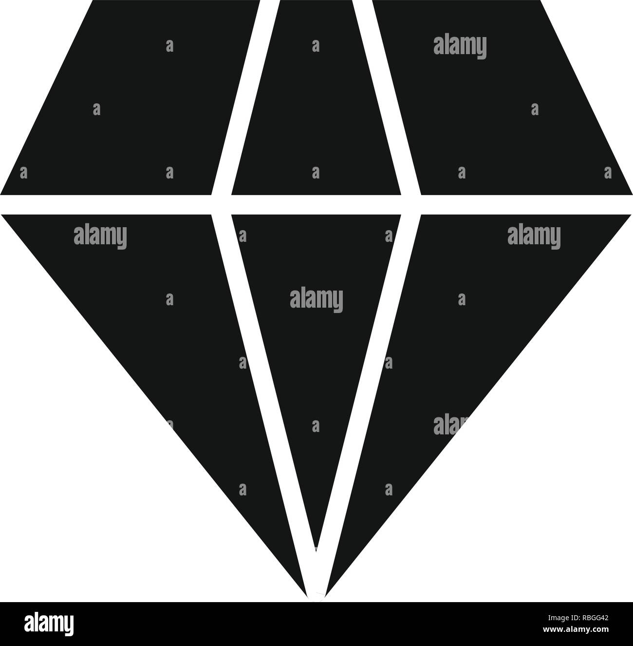 Vector Diamond Icon Stock Vector Image & Art - Alamy