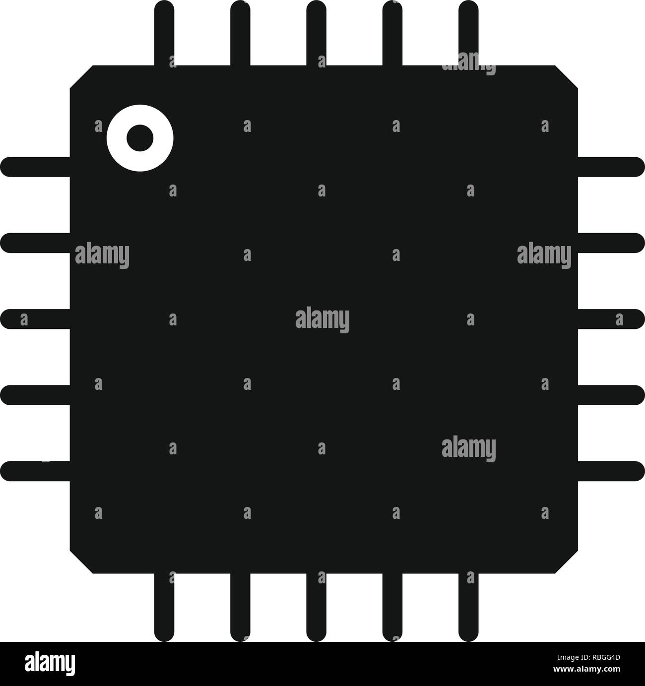 Vector Processor Icon Stock Vector Image & Art - Alamy