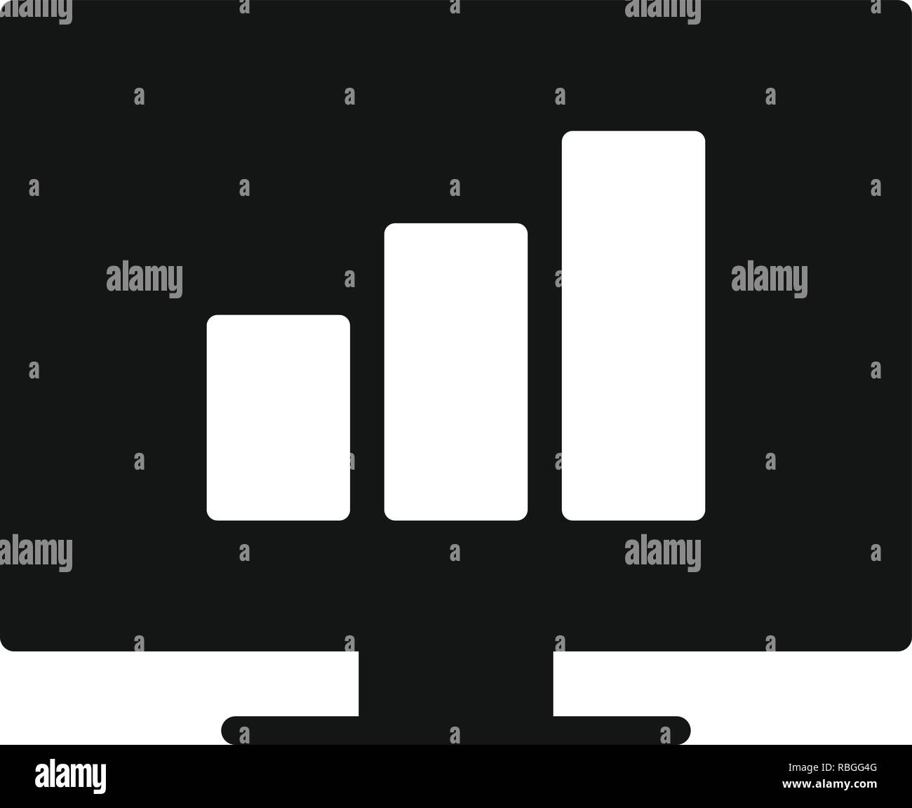 Vector Stats Icon Stock Vector Image & Art - Alamy