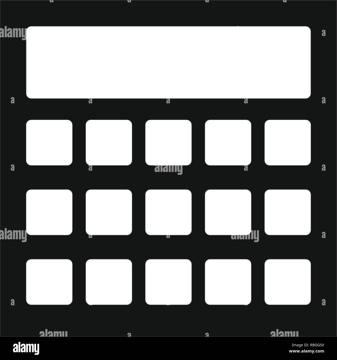 Vector Calculation Icon Stock Vector Image & Art - Alamy